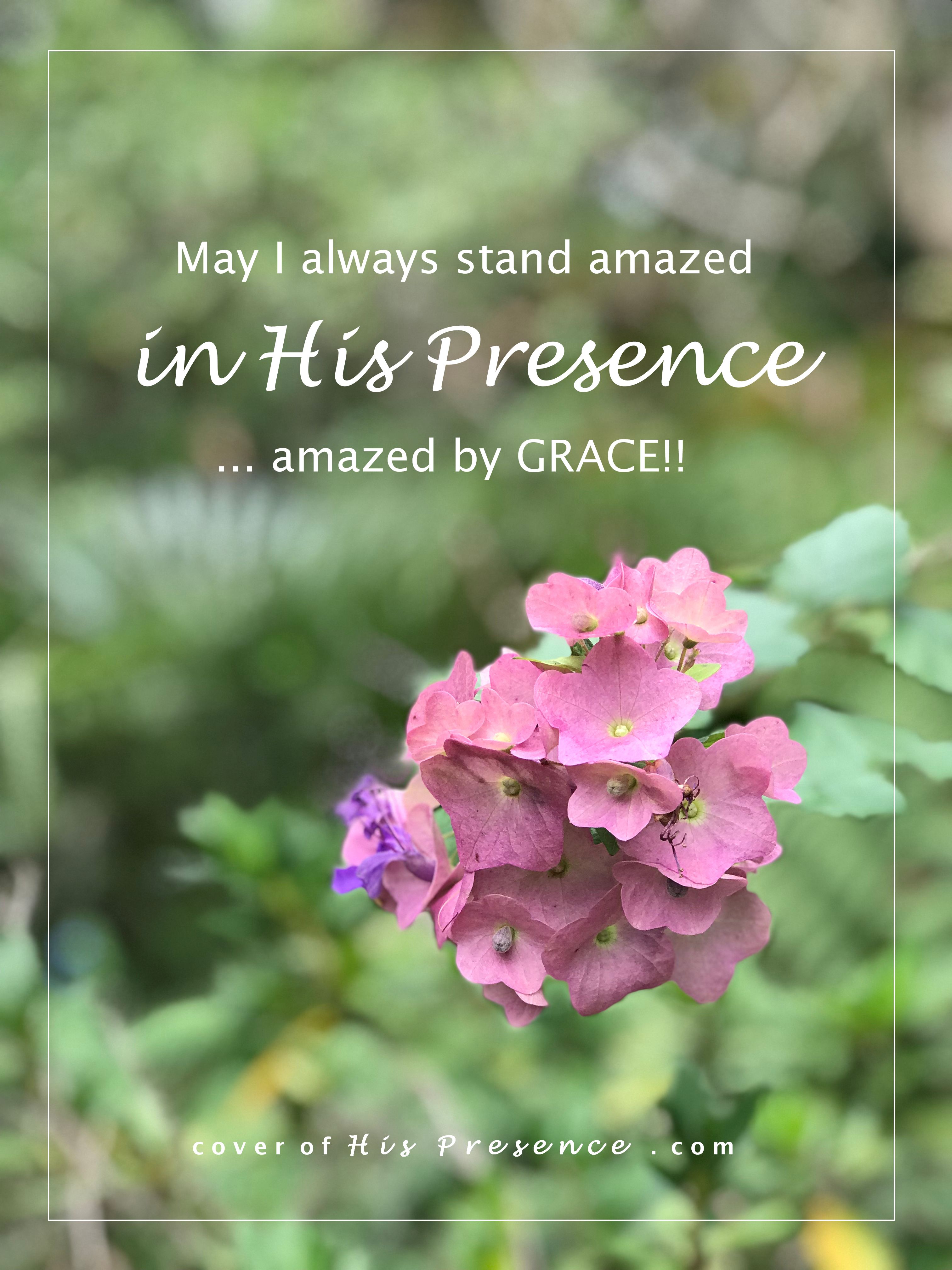 amazed by GRACE – the cover of His Presence